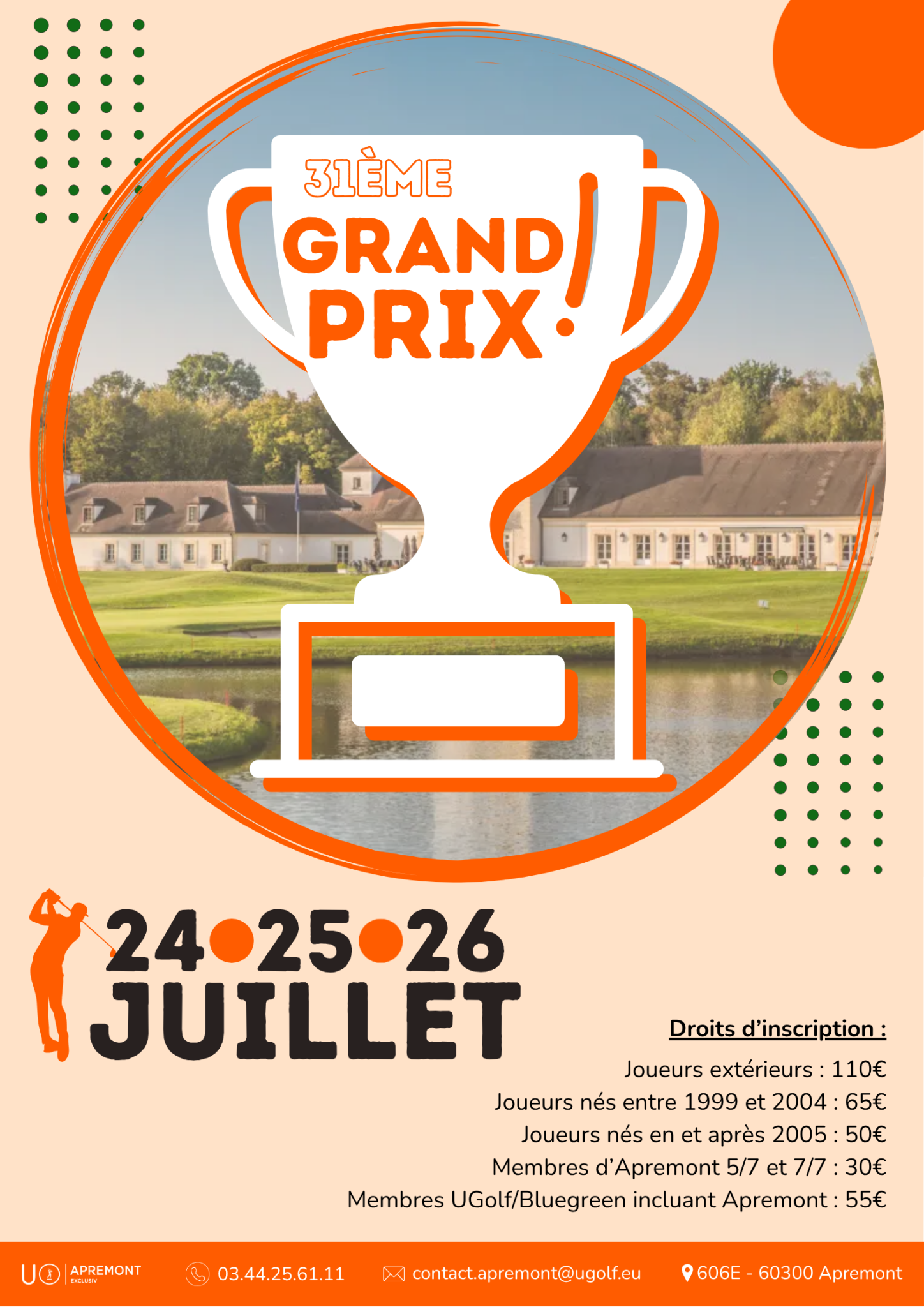 Notre 31ème Grand Prix au golf d'Apremont ! 🏆 - Ugolf
